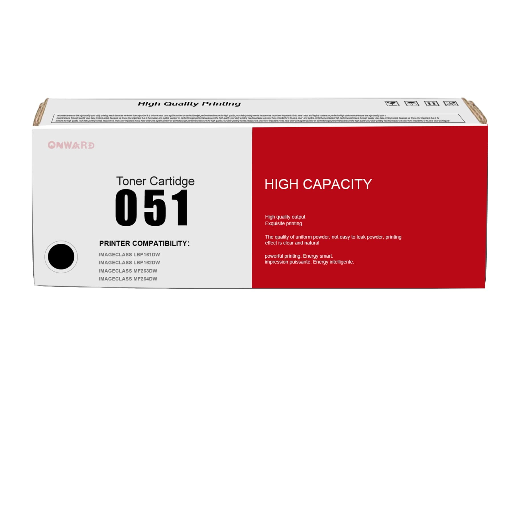 CRG-051 051 Toner Cartridge Black 1 Pack Replacement for Canon i-SENSYS ...
