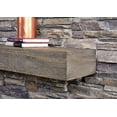 Mantels Direct Vail 48 inch x 4 inch Farmhouse Wood Fireplace Mantel ...