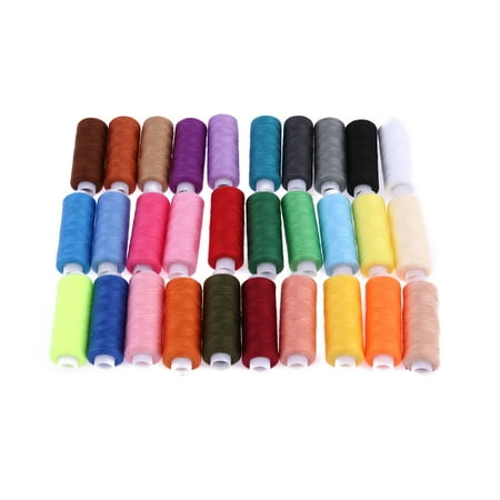 rudenlos 30 different Colours 250 Yard Polyester Embroidery Sewing ...