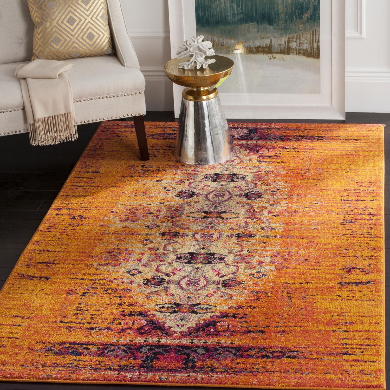 Click here for Safavieh Monaco Elsdon Abstract Area Rug 51 X 77 prices