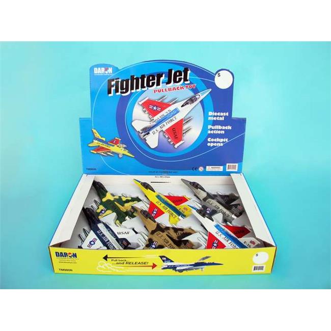 Daron Fighter Jet Pullback Toy - 6 Piece Assortment - Walmart.com