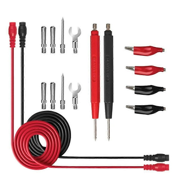 16Pcs Multimeter Test Probe Test Leads Kit Replace Test Wires Probes ...