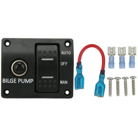 3 Way Bilge Pump Switch, Easy Installation Bilge Pump Rocker Switch ...