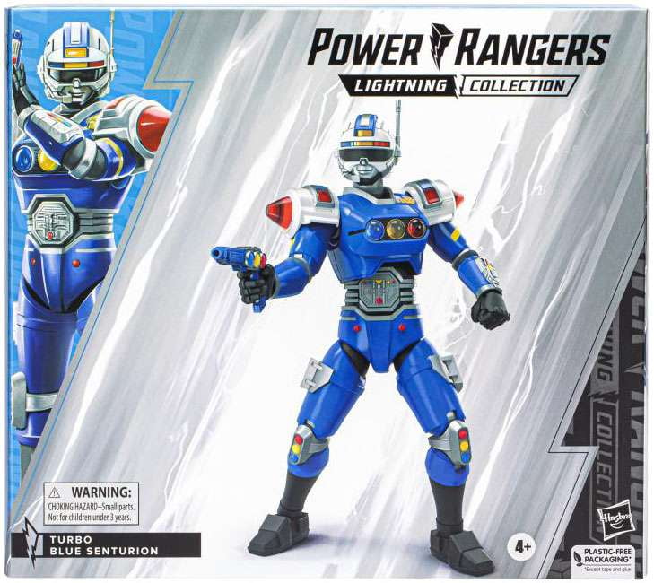 Power Rangers Lightning Collection Blue Senturion Action Figure ...