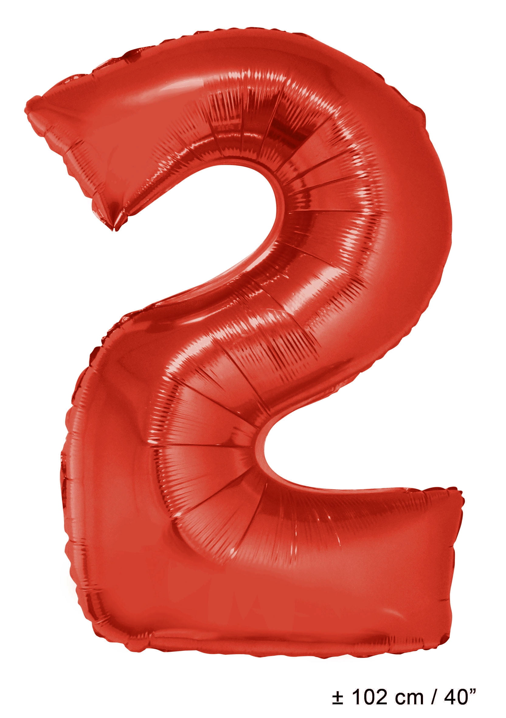 Number 2 Two Super Shape Solid Jumbo Helium Quality 40 Number 2 Two Super Shape Solid Jumbo Helium Quality 40