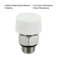 REGALWOVEN 1/8" BSP Male Thread Manual Radiator Air Vent Valve, Nickel ...