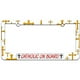 Catholic On Board, Religious License Plate Tag Frame, Multiple Colors ...