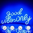 Wanxing Good Vibes Only Led Neon Sign Usb Powered Ideal For Home
