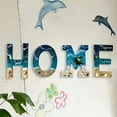 Desktop Ornament,Beach Dream: Beach Resin Letters Large Wooden Letter ...