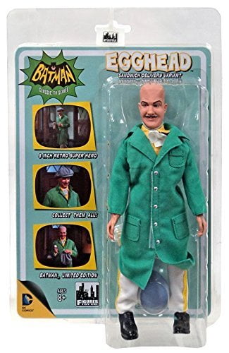 1966 BATMAN CLASSIC TV; FIGURA DE ACCIÓN DE VILLAIN VARIANT EGGHEAD DE ...