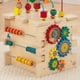 KidKraft Deluxe 5-Sided Wooden Activity Cube Teaches Shapes, Colors ...