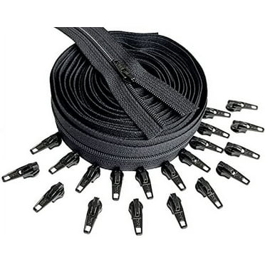 #4.5 YKK Continuous Nylon Coil White Zipper Chain Includes White Non ...