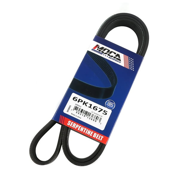 MOCA AUTOPARTS 6PK1675 Serpentine Belt Fit for 2016-2017 Buick Cascada ...