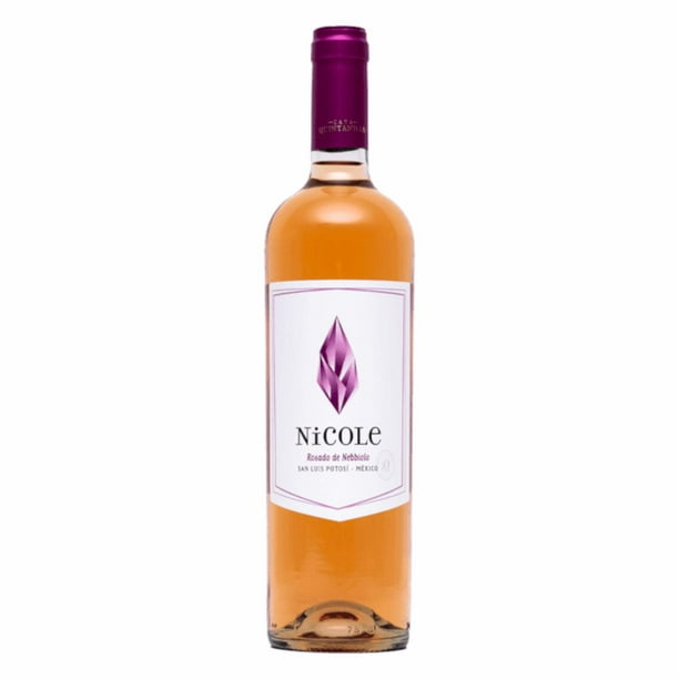 Pack de 4 Vino Rosado Nicole Nebbiolo 750 ml | Bodega Aurrera en línea