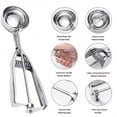 Stainless Steel Ice Cream Scoops - Small Kitchen Ball Spoon for Mash ...