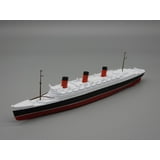 TheRoller3D RMS Queen Mary Model, 1-Foot Ocean Liner, Historical ...