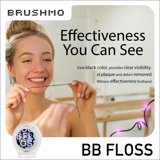 Brushmo Black Floss (BB Floss) Expanding Dental Floss, Dentist/Engineer ...