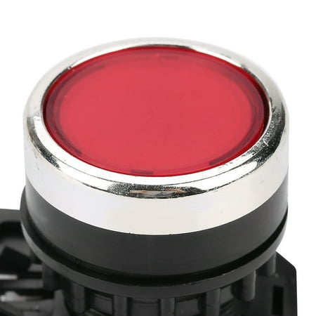 AMONIDA Self-Locking Button Switch Self-Locking Red Push Button Switch ...