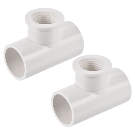 T Tube Raccord G1/2 Femelle Filet DN20 3/4" ID Prise 3-Voie PVC ...