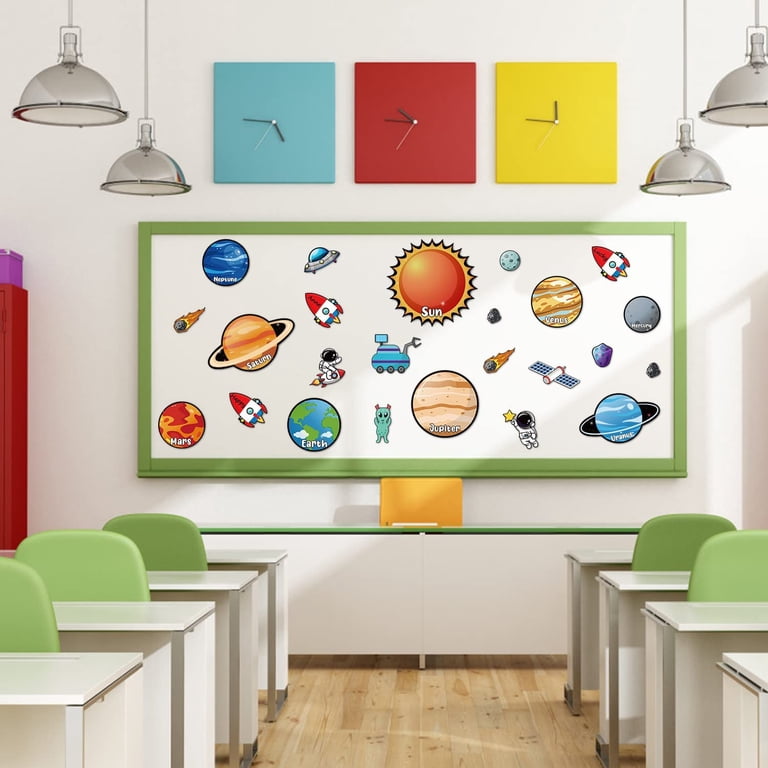Outer Space Party Decorations 100-Piece Outer Space Cutouts Set - Solar ...