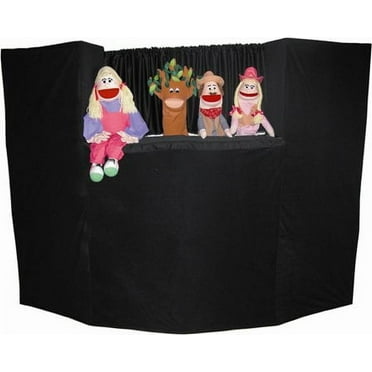 Wood Designs Deluxe Puppet Theater with Marker Board, 100% Plywood, UV ...