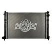 CSF Aluminum Core Radiator, 1 Row Plastic Tank - Walmart.com