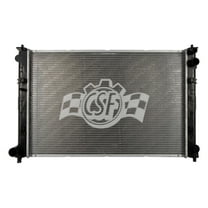 CSF Aluminum Core Radiator, 1 Row Plastic Tank - Walmart.com