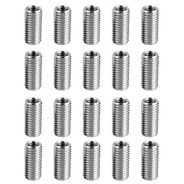 Uxcell M12 to M10 Thread Adapters Sleeve Reducing Nut 10mm Screw Pipe ...