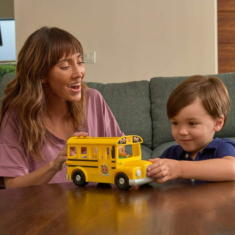 Cocomelon Musical Yellow School Bus Playset With Sound Cocomelon Musical Yellow School Bus Playset With Sound