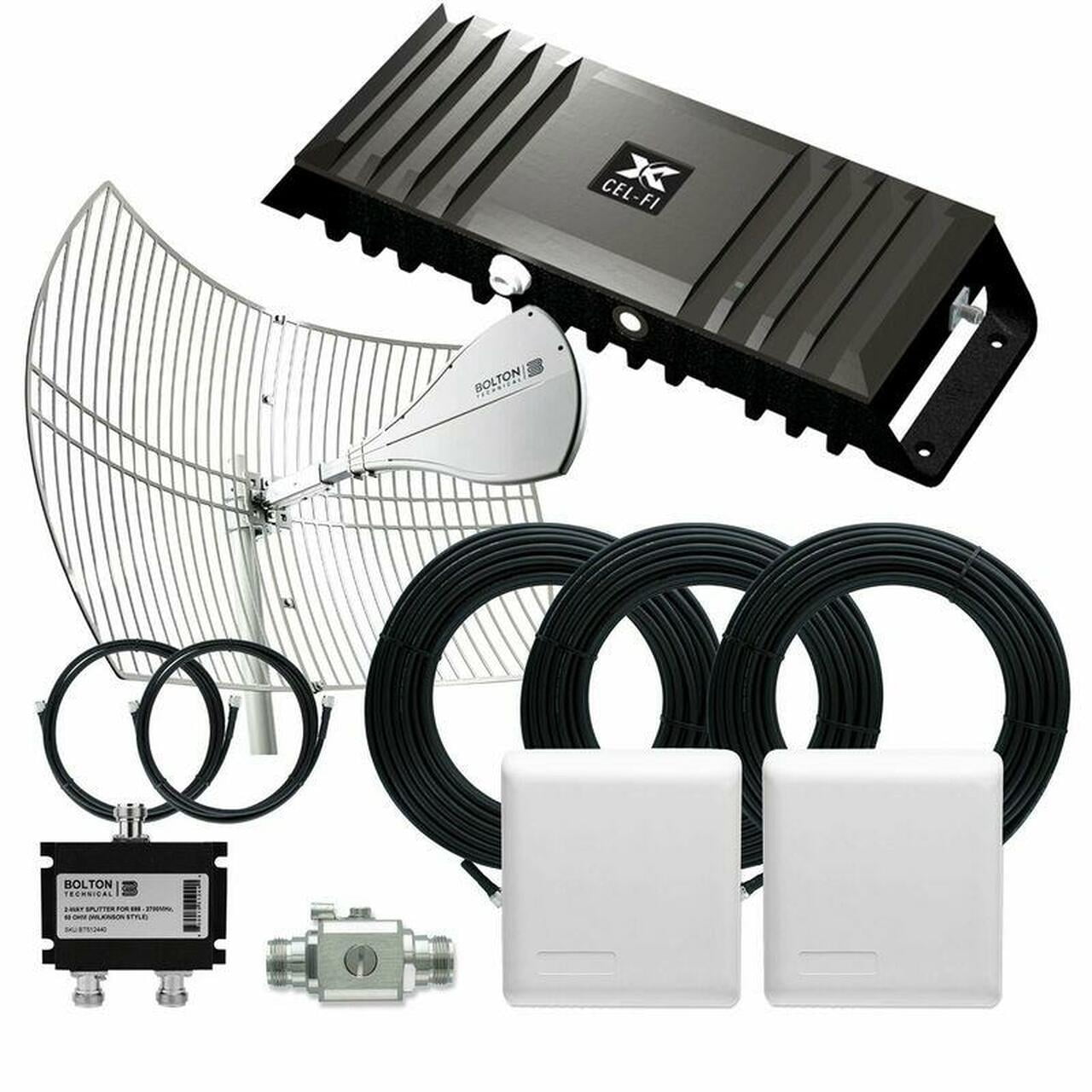 Cel-Fi GO X | Cell Phone Signal Booster | 1 Directional Panel Parabolic ...