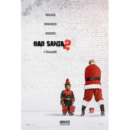 Pop Culture Graphics MOVEB85155 Bad Santa 2 Movie Poster, 11 x 17 ...