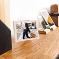 Alasum Hard Iron Photo Frame Stand Plated Silver with Electroplated ...