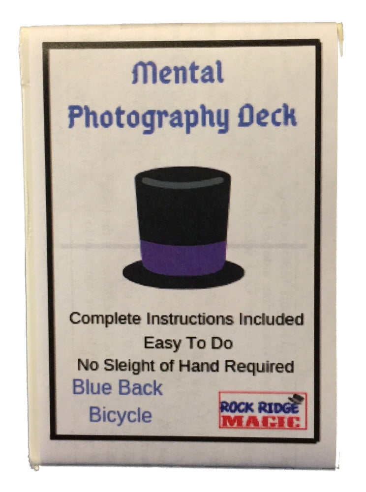 Mental Photography Deck Magic Trick, Playing Cards Illusion Kit for ...