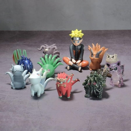 Naruto Q Version Of Naruto Uzumaki And The Tail Beasts, Nine Lamas, 10 ...