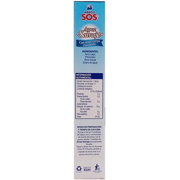 Arroz SOS integral súper extra 1 kg | Walmart en línea