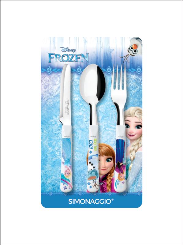 Juego de cubiertos Disney frozen (3 piezas) Simonaggio Disney Froxen ...