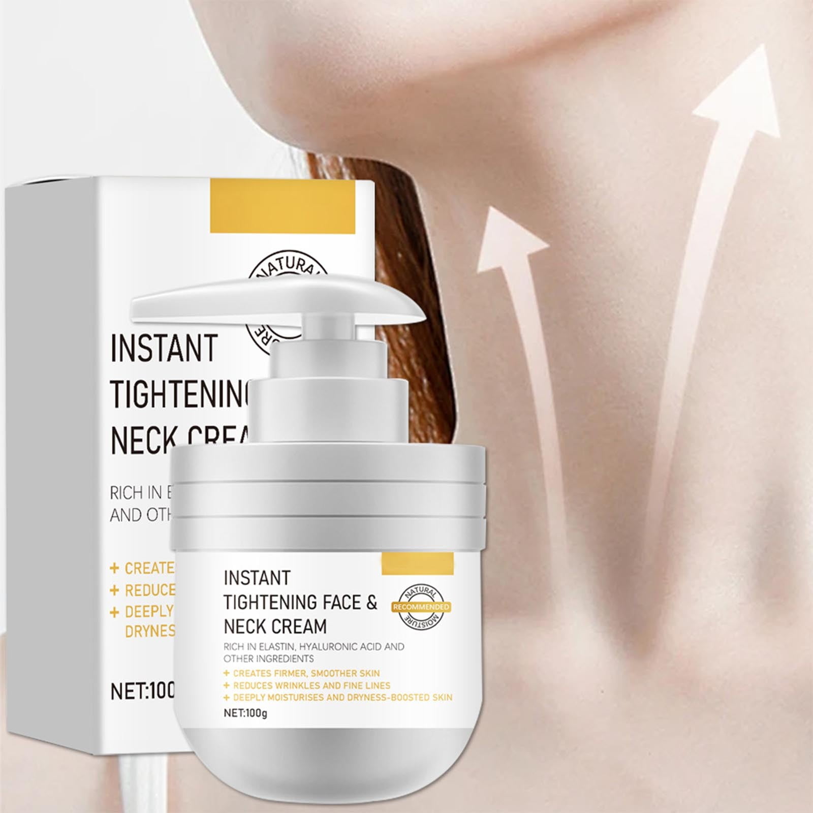 Fiudx Hidratante Facial, Crema Hidratante para El Cuello, Reductor de ...