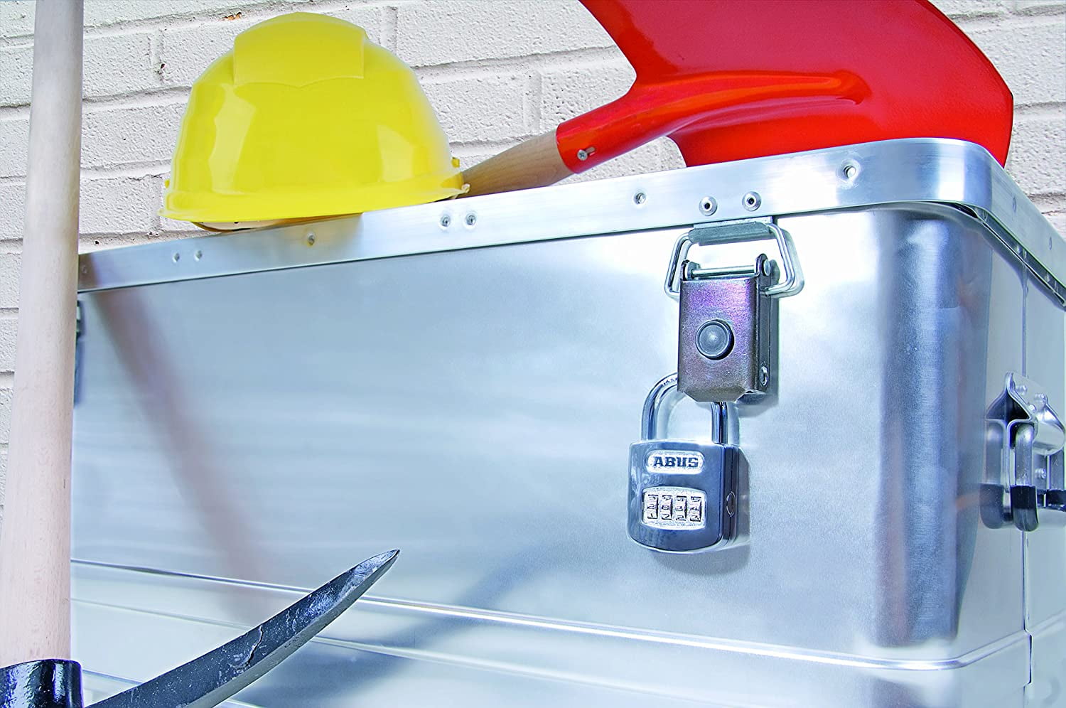 ABUS 160 by 40 Chrome 3-Dial Resettable Combination Padlock