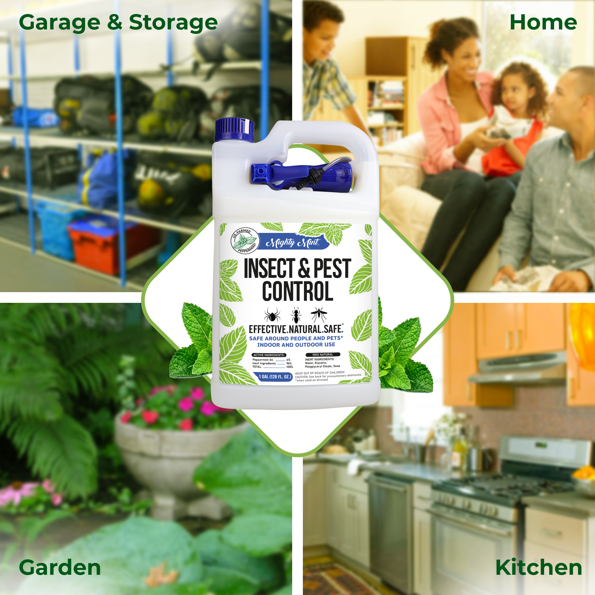 Mighty Mint Insect & Pest Control Peppermint Oil Nepal | Ubuy