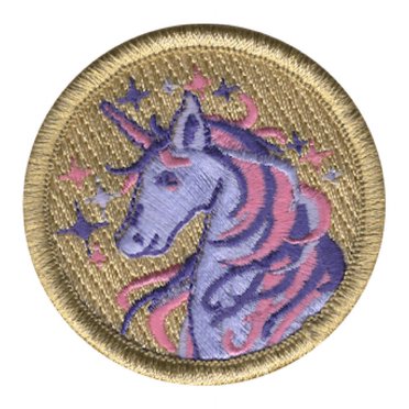 Rainbow Unicorn Patch - Walmart.com