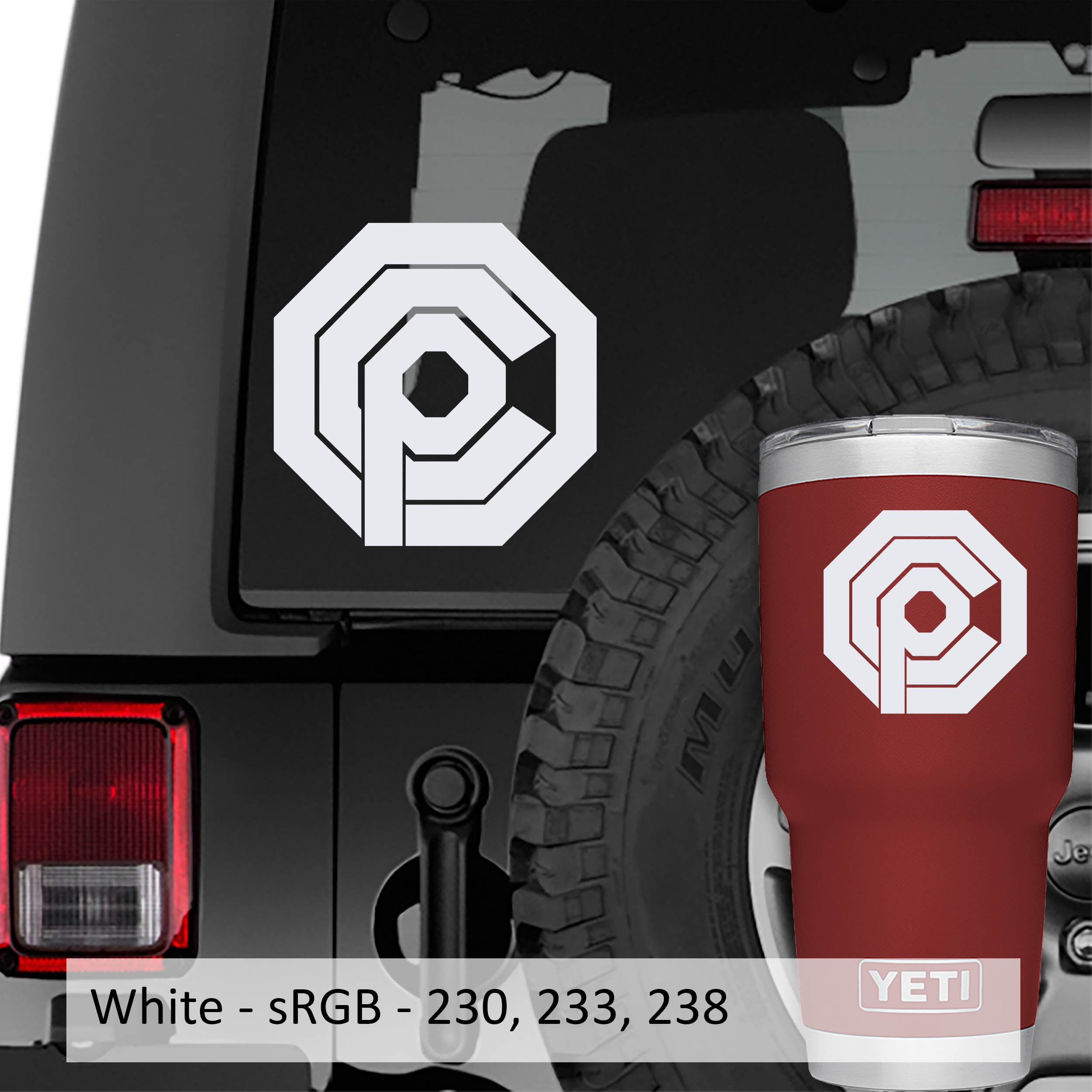 Collectible Decals Omni Consumer Products OCP Robocop Logo Vinyl Decal ...