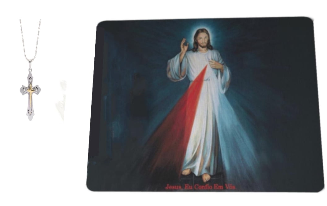 The Lord Jesus Christ Open Heart of Mercy Religion Mousepad with ...