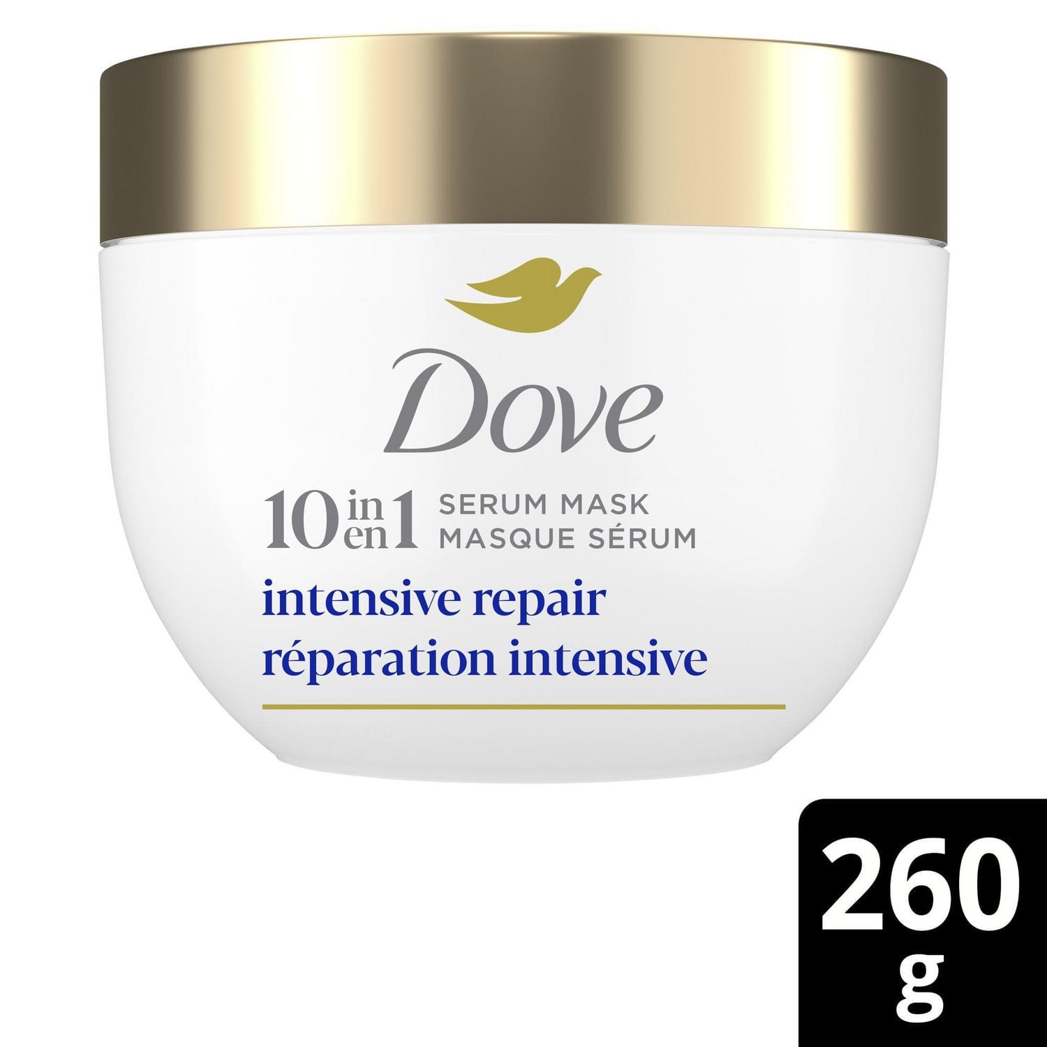 Dove Intensive Repair Hair Mask for Damaged Hair, with Liquid Bio ...