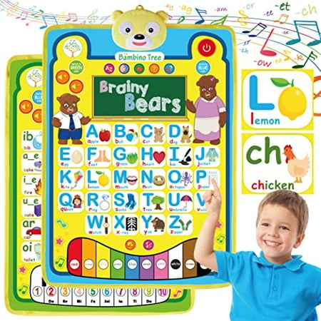 Alphabet & Phonics Talking Poster - Interactive ABc chart Double-Sided ...