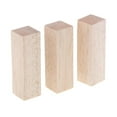 3/5Pcs Balsa Wood Dowel Rods Blocks - Hardwood Dowels - Craft Dowels ...