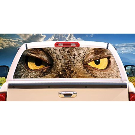 SignMission OWL Rear Window Graphic Back Decal Truck SUV View Thru ...