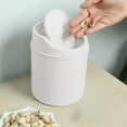 Desktop Trash Can, Mini Trash Can with Lid for Desk,Small Table Top ...