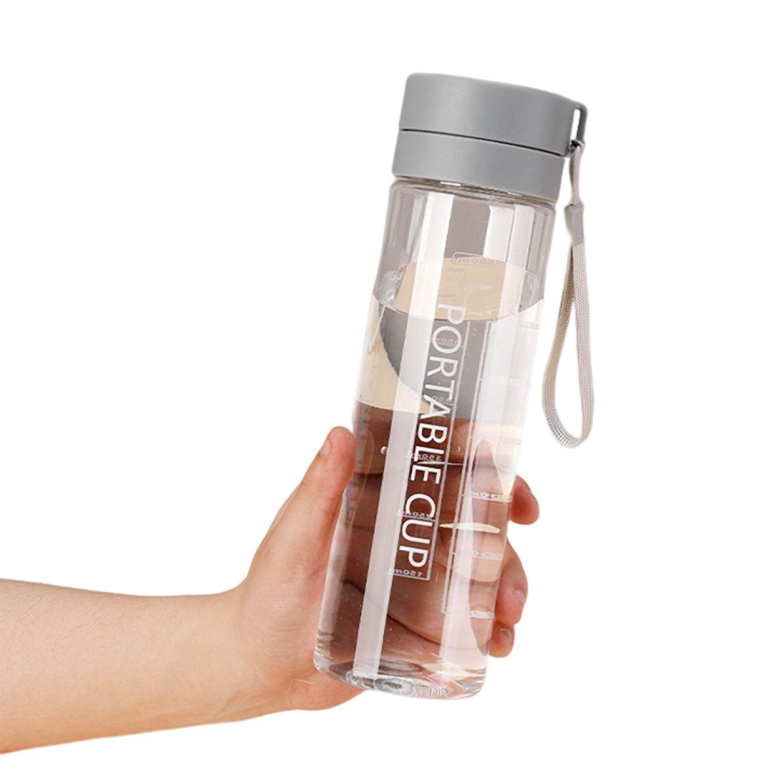 Lohuatrd Transparent Water Cup - 28 Oz Sports Bottle Leak-proof Student ...