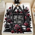 Gothic Romance Book-Themed Throw Blanket - Good Girls Read Bad Books ...