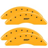 Mgp Caliper Covers 55007Smgpyl Mgp Yellow Powder Coat Finish, Black ...